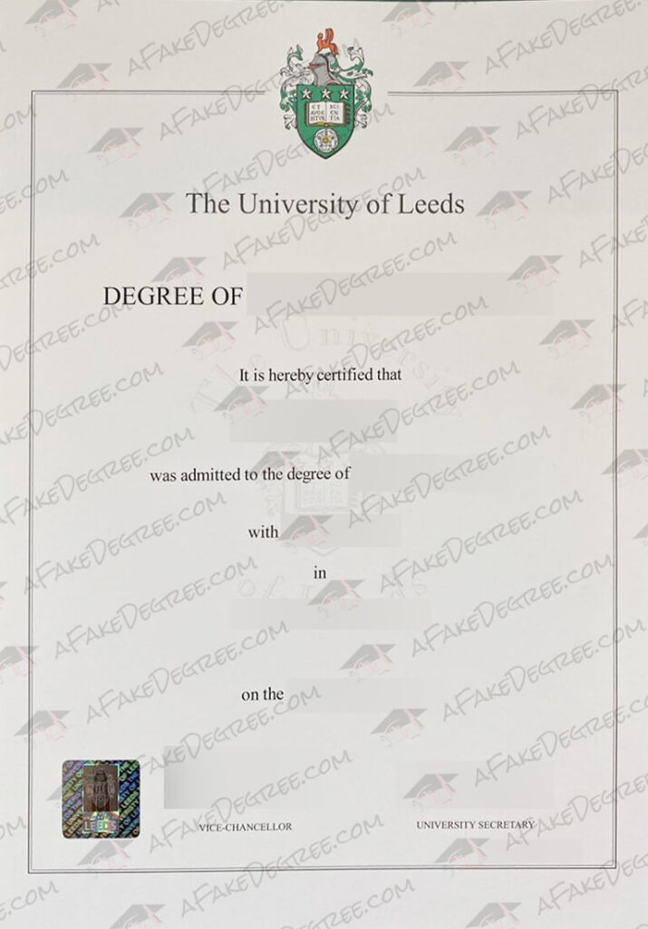 buying a University of Leeds diploma